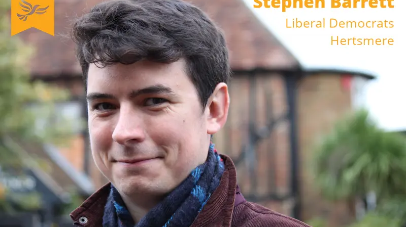 Stephen Barrett: PPC for Hertsmere - Hertsmere Liberal Democrats